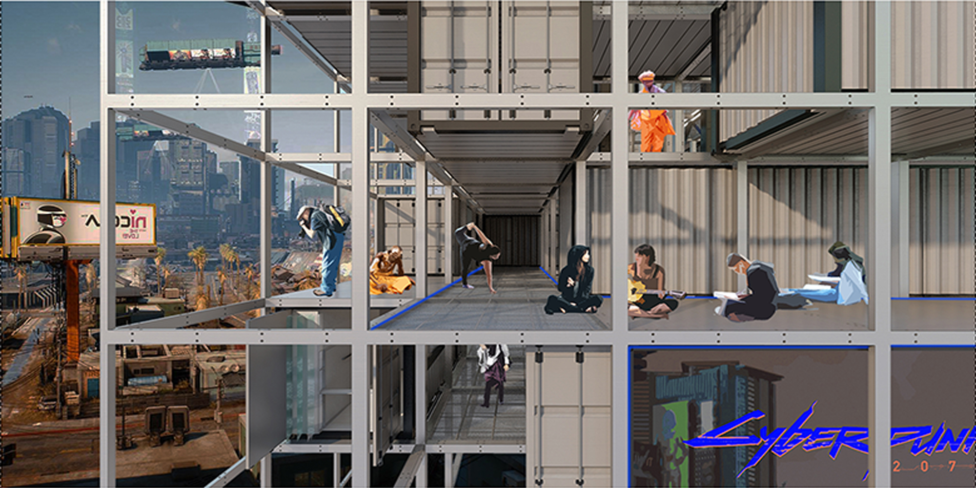 CONTAINER CITY | Sustainable Design Project