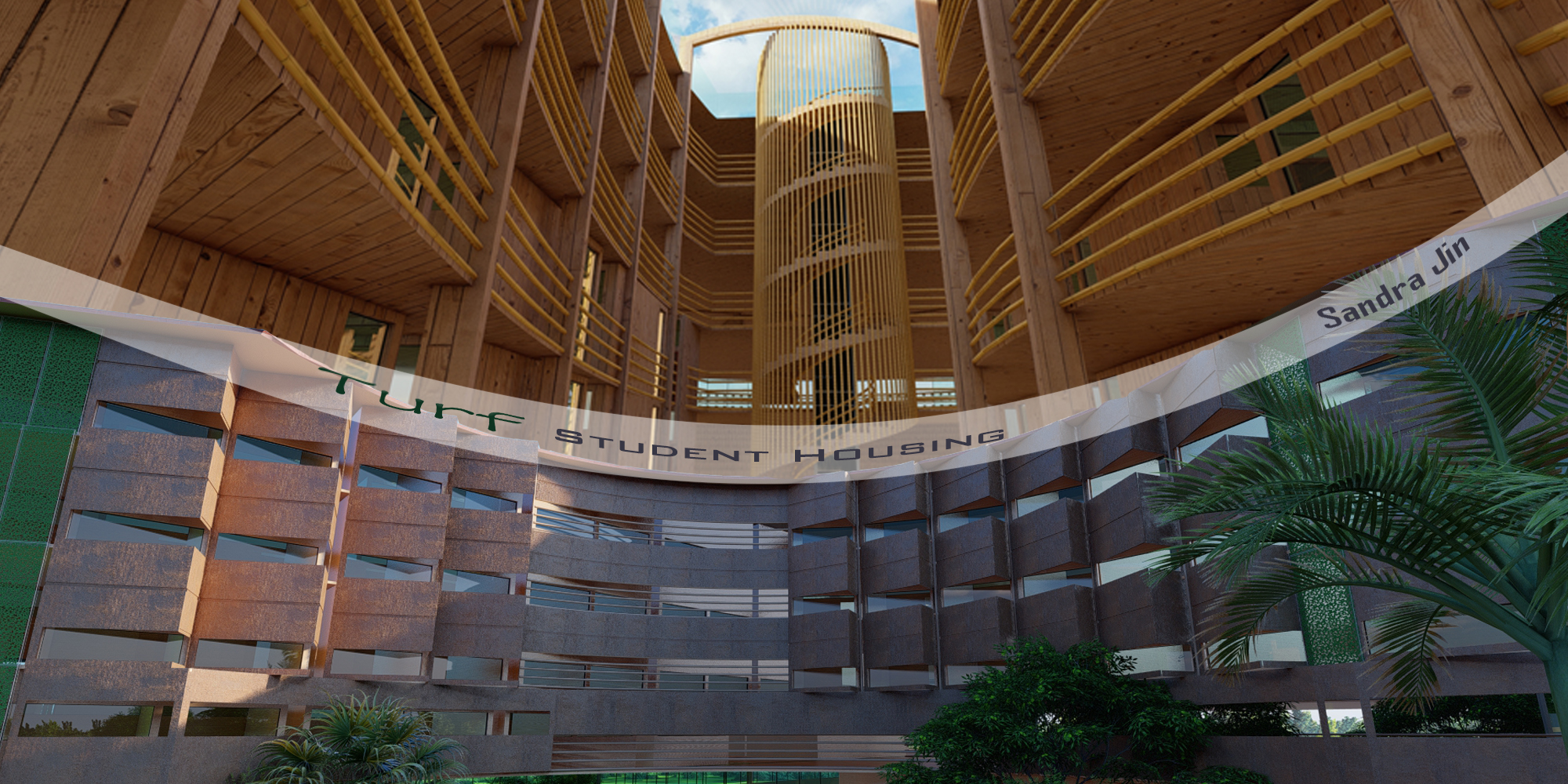 Turf-Koi, student housing design | Educational Building Project