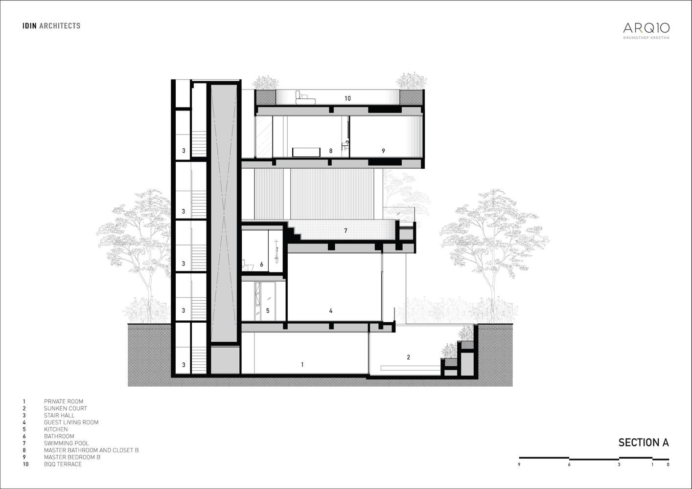 Vertical Home Design: The ARQ10 House by IDIN Architects | Architecture ...