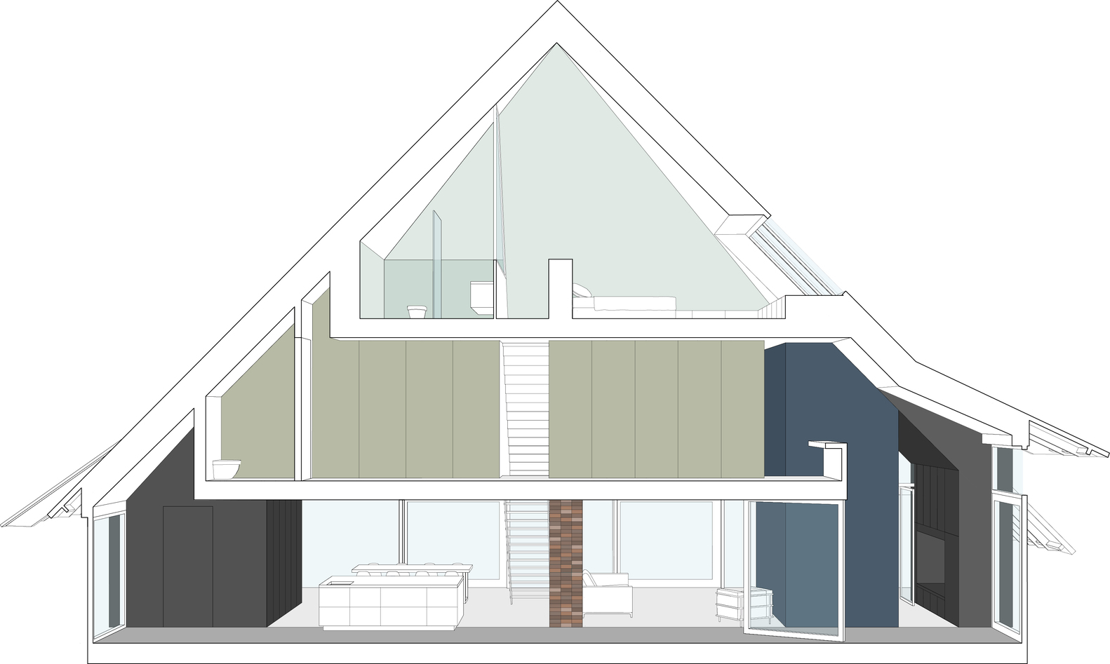 Contemporary Rural Architecture: Farm at the Dike by HOUSE OF ...