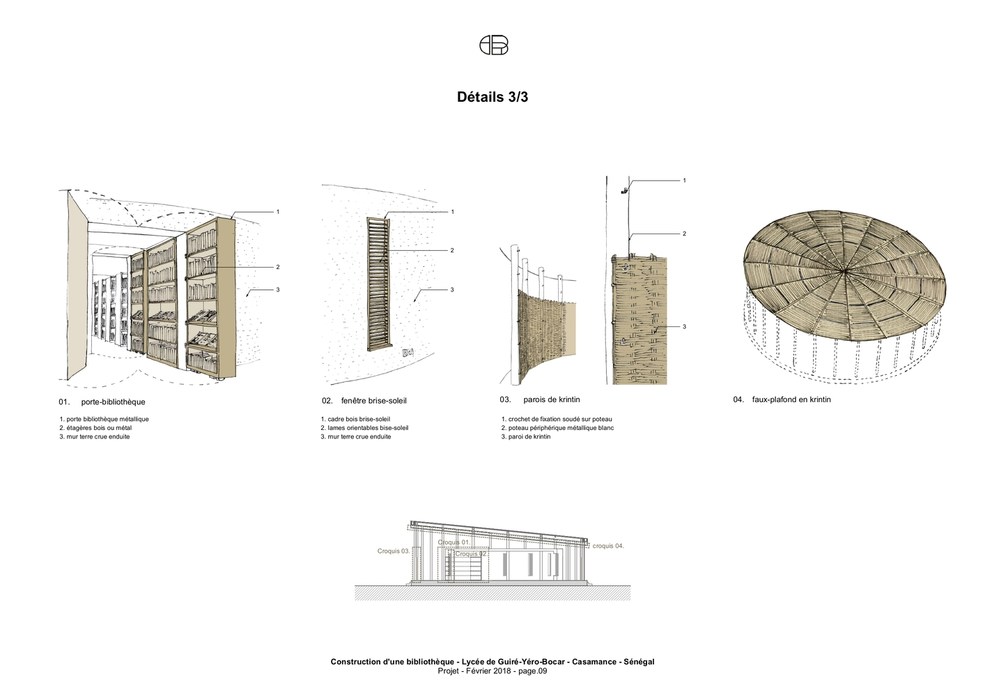 Sustainable Library Design in Senegal: Guiré Yéro Bocar Library by ...