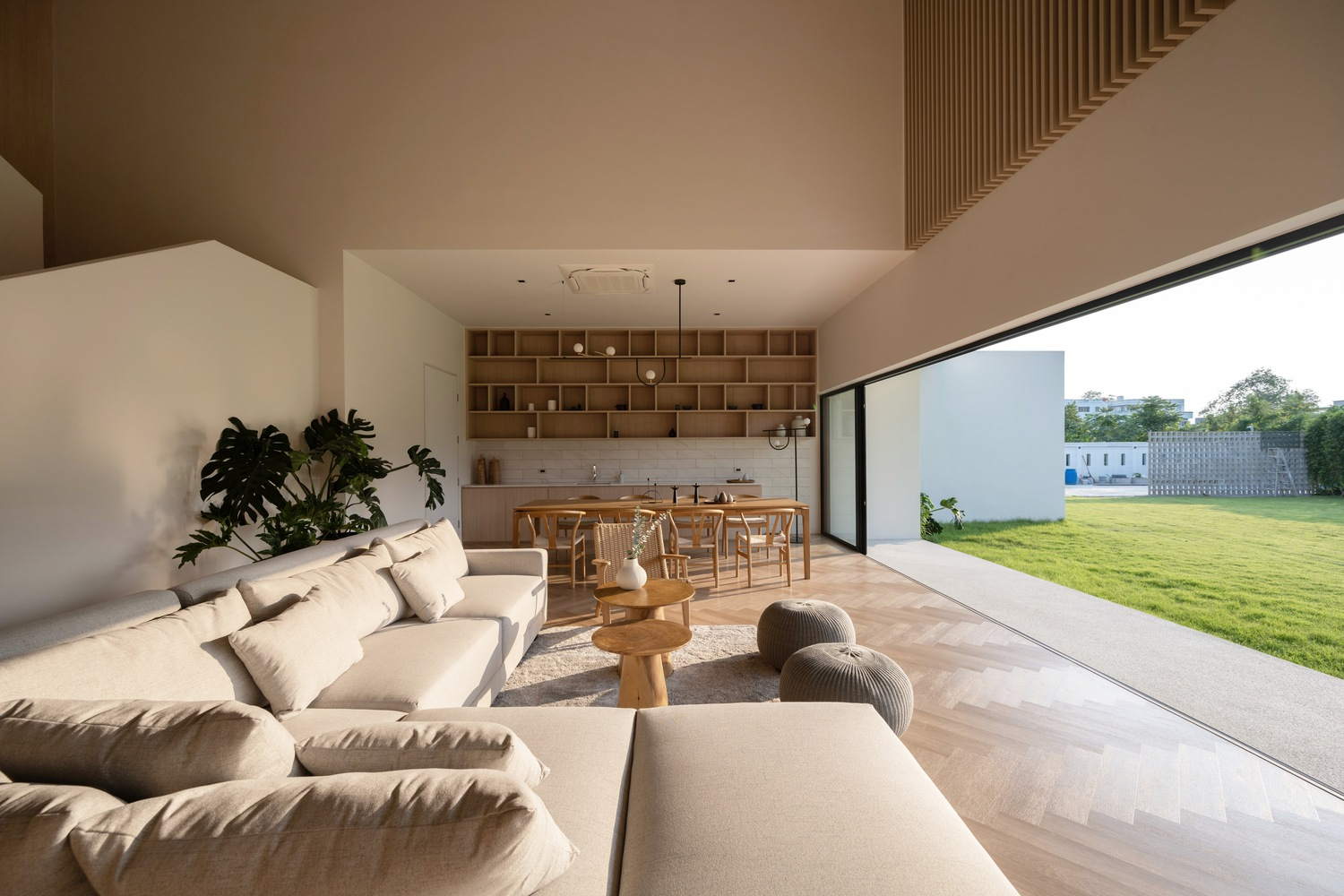 Modern Multi-Generational Home Design: The Recessed Residence by ...