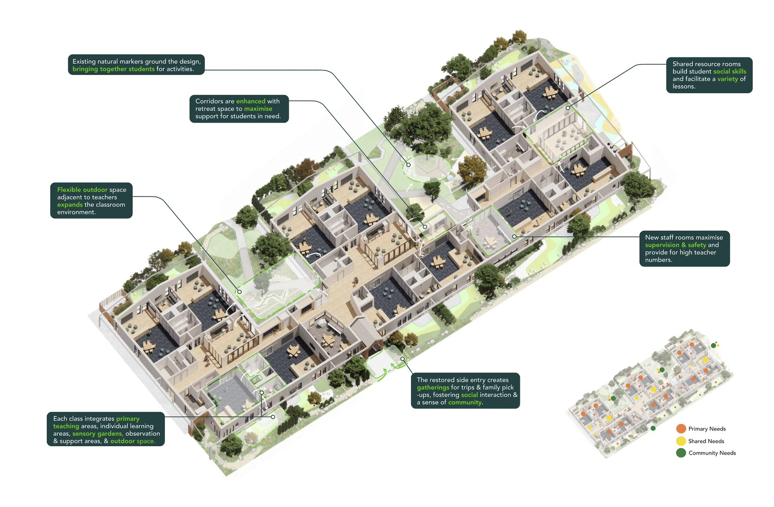 Autism-Friendly School Architecture Design: Niddrie Autistic School by ...