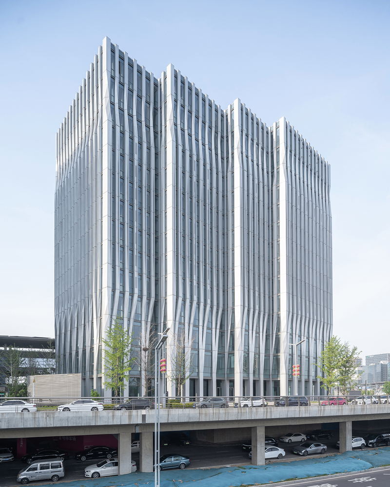 Innovative High-Rise Office Design: Zigzag Tower by Atelier FCJZ ...