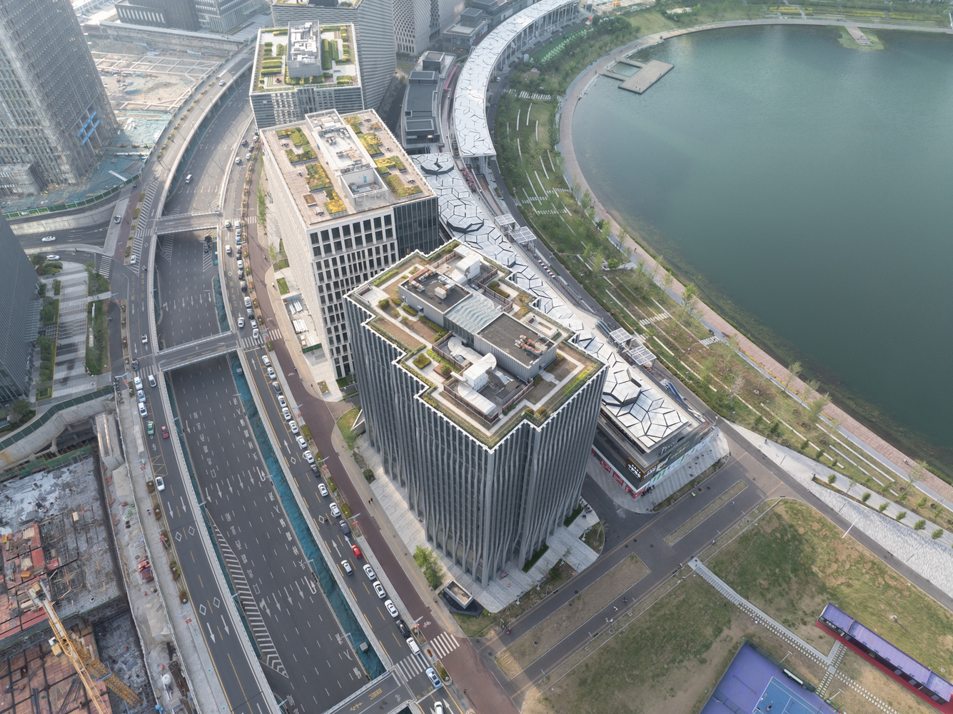 Innovative High-Rise Office Design: Zigzag Tower by Atelier FCJZ ...