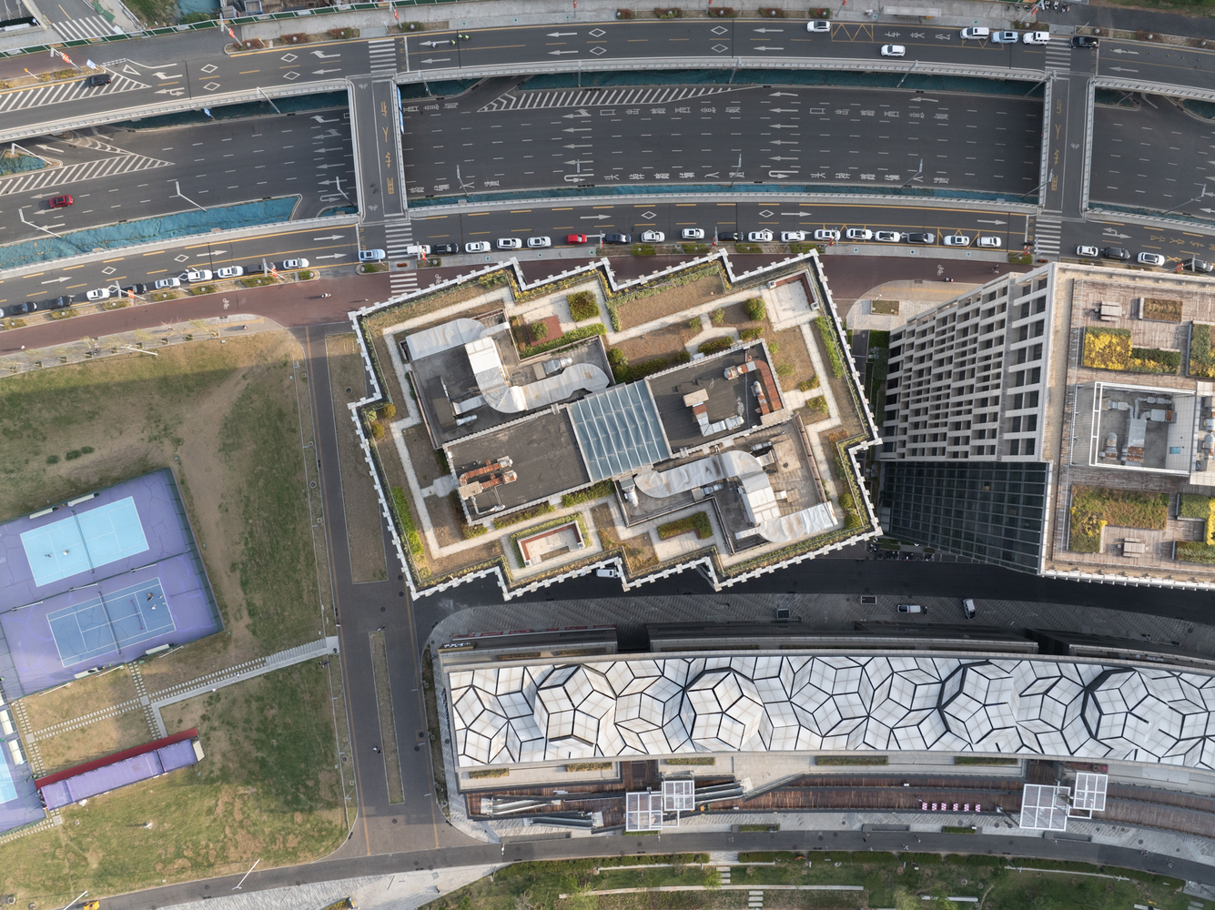 Innovative High-Rise Office Design: Zigzag Tower by Atelier FCJZ ...