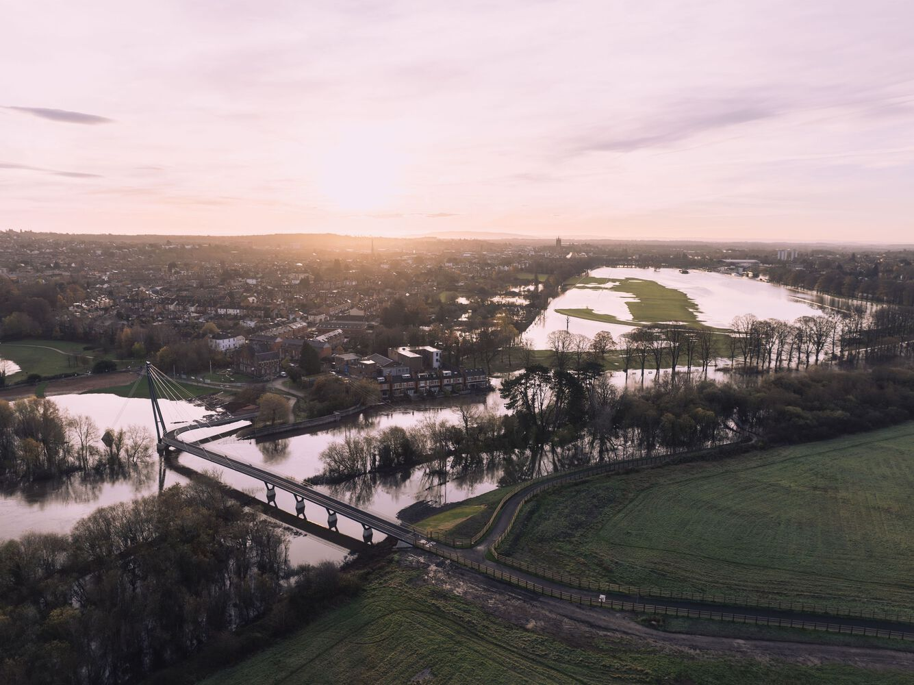 Pedestrian Bridge Design: Kepax Bridge by Moxon Architects ...