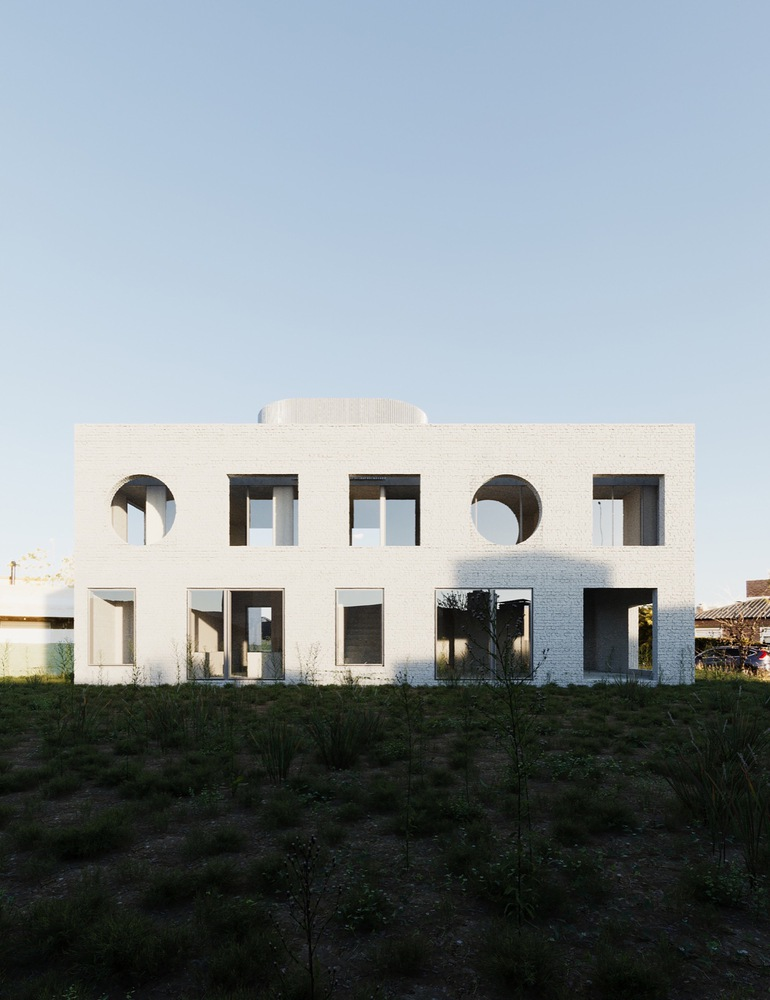 Modern Concrete House Design: House 104 by FLORA | Housing Story