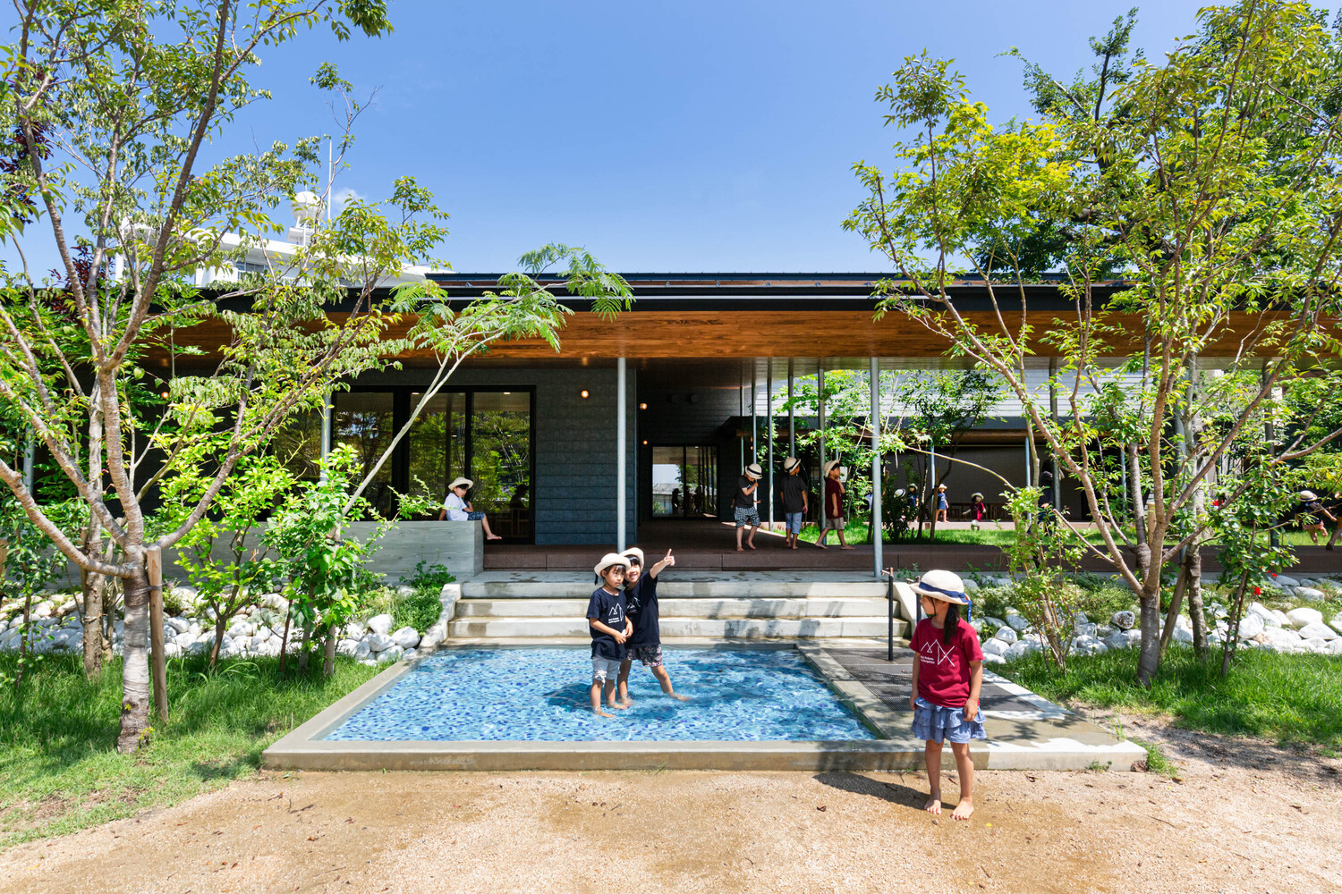 MJK Kindergarten: A Sustainable Blend of Nature and Education by HIBINOSEKKEI, Kids Design Labo ...