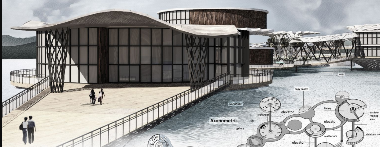 The Hovering Building: A Sustainable Architectural Masterpiece Above ...