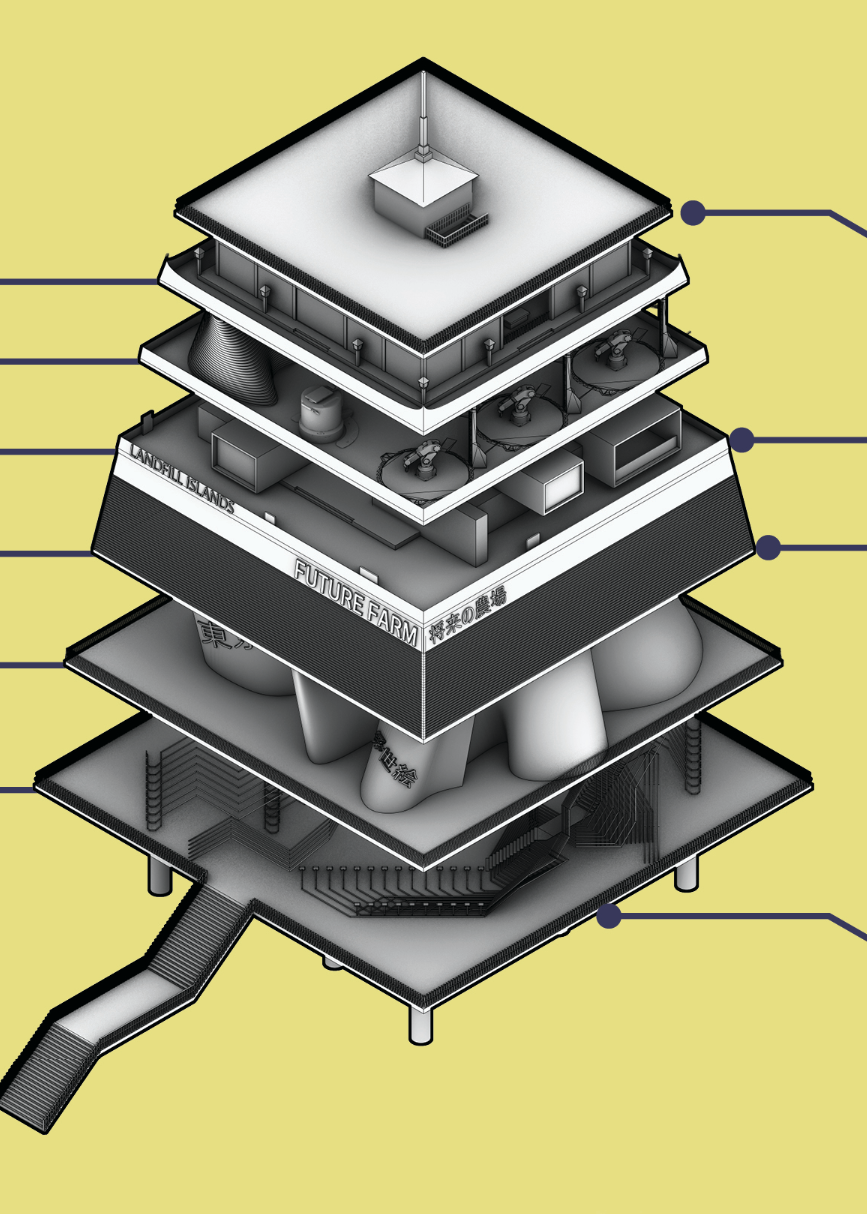 Tokyo Meta Tower: A Vision of Metabolic Architecture | Installations Story