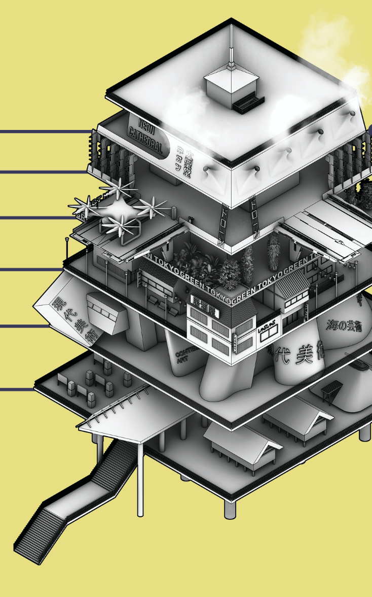 Tokyo Meta Tower: A Vision of Metabolic Architecture | Installations Story