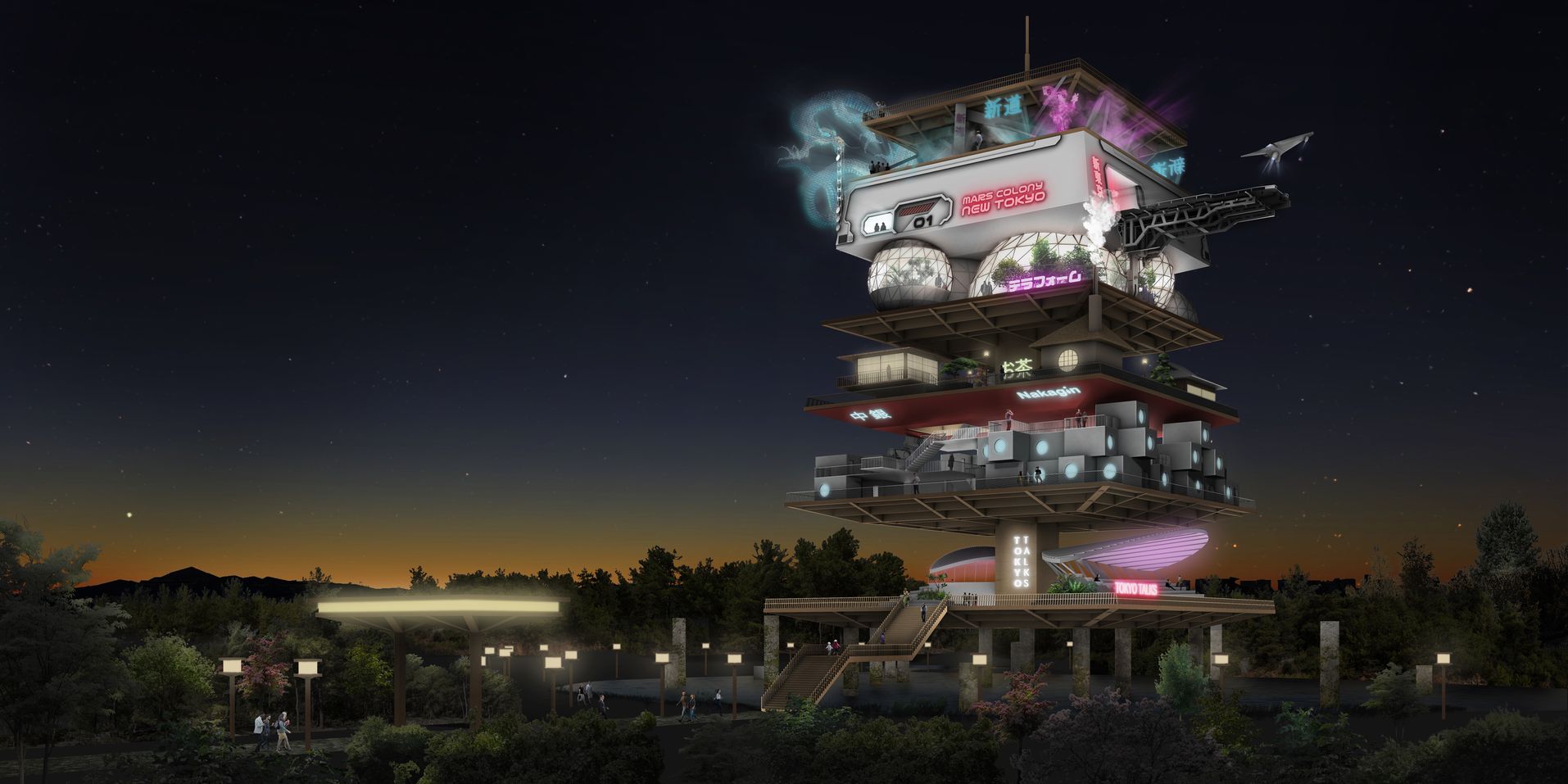 Tokyo Meta Tower: A Vision of Metabolic Architecture | Installations Story