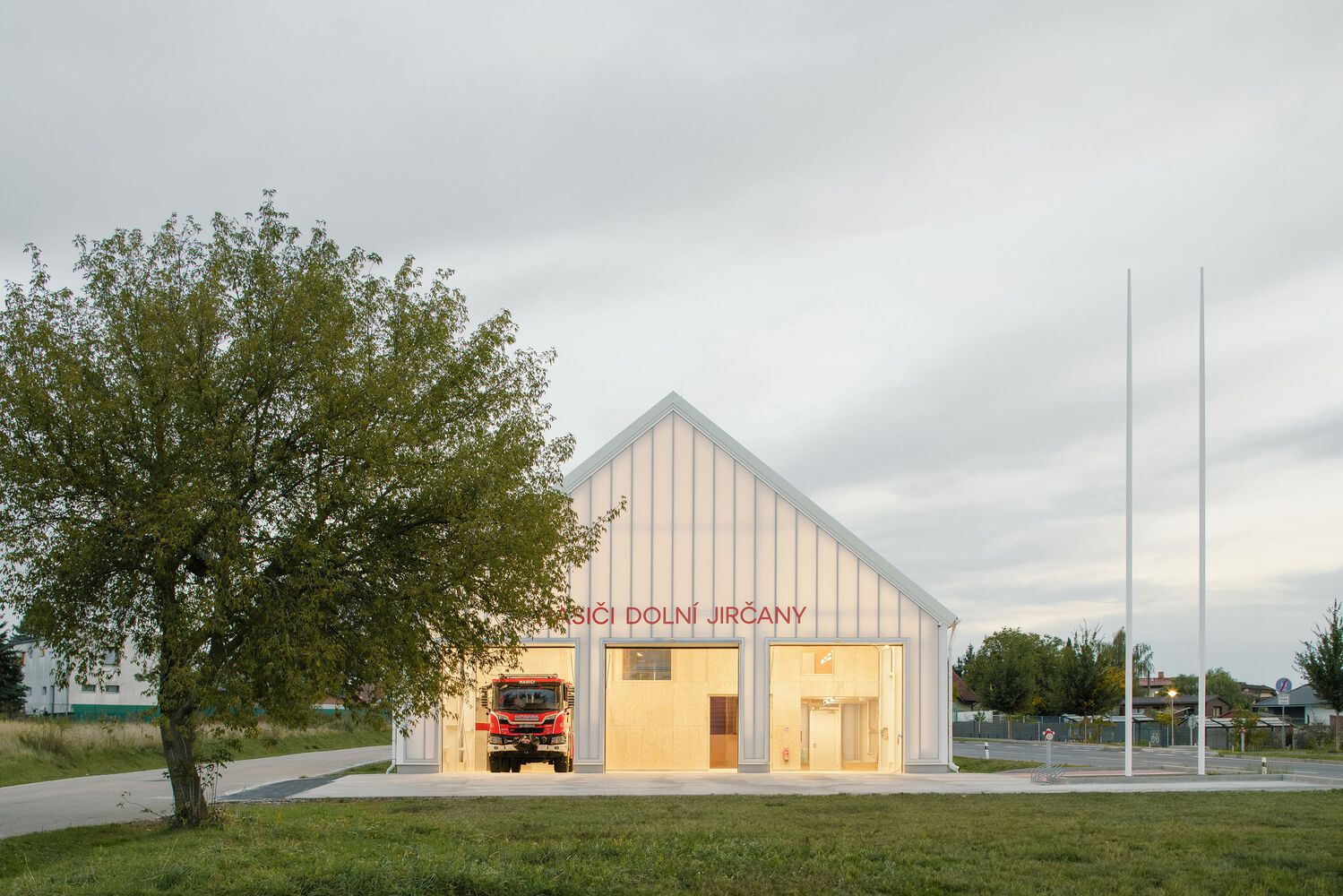 Jirčany Fire Station by SOA Architekti: A Modern Architectural Landmark ...