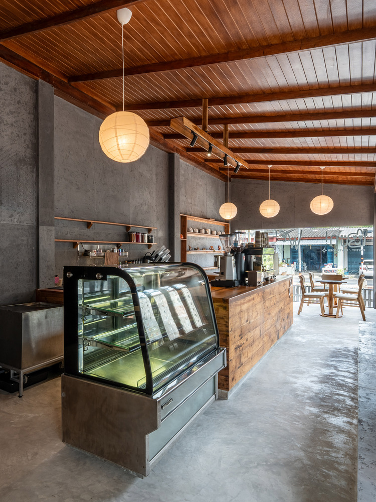 Minimalist Café Architecture in Thailand: Bun Pastry & Beverages by Architect Nonsense ...