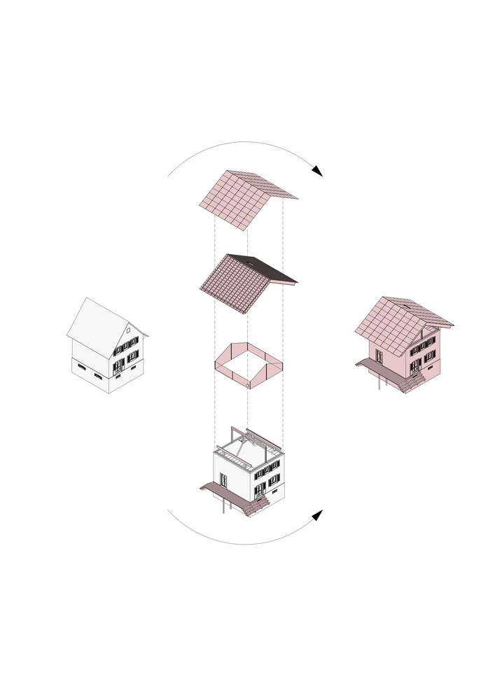 Sustainable Modern House Design with Cantilevered Roof: House with a ...