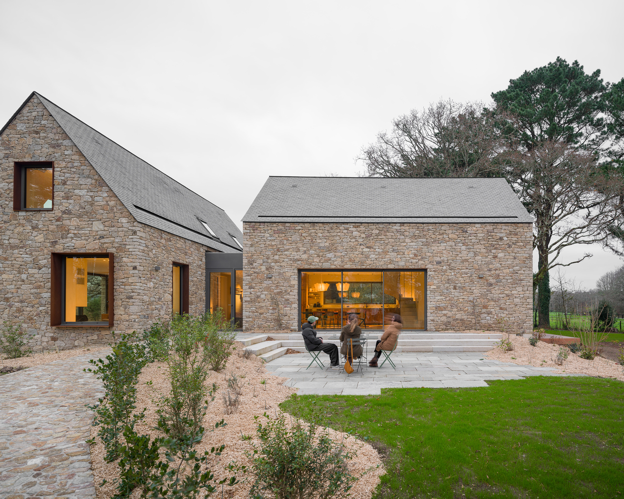 Stone House Architecture: Hameau du Latz Houses by MSR Architecture ...