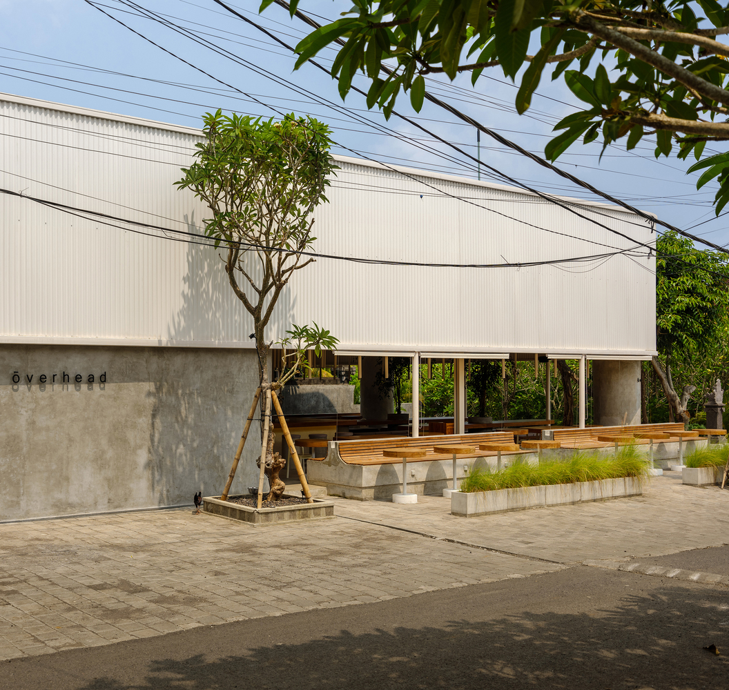 Overhead Restaurant: A Minimalist Restaurant Design in Bali ...