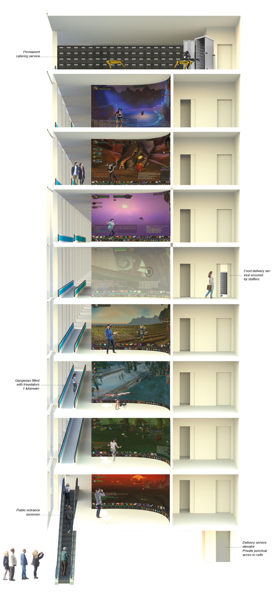 Futuristic Esports Architecture: The Wallrena Concept | Media ...