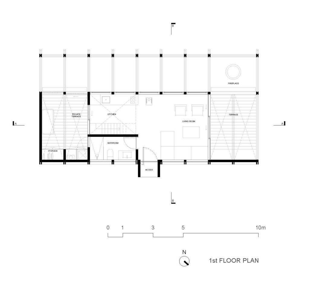 Modern Wooden Cabin Design: Shelter 45 by Gonzalo Rufin Arquitectos and ...
