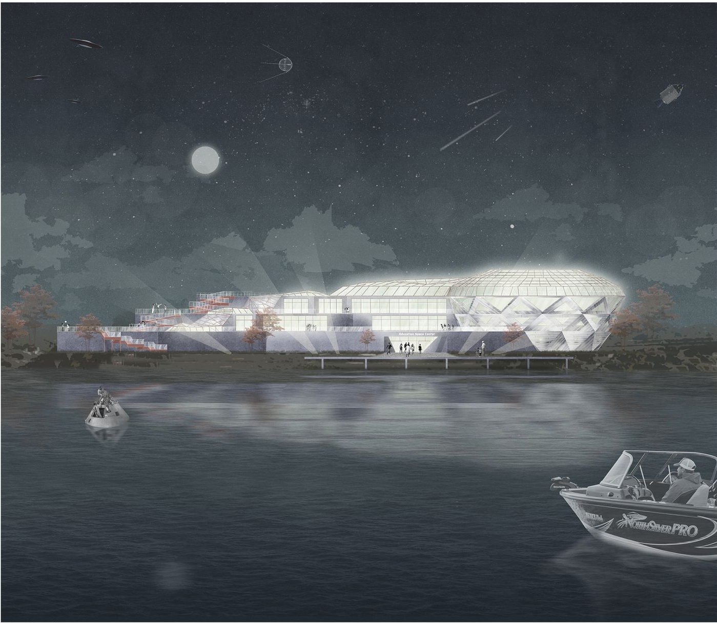 Up to the Stars on the Comet: A Futuristic Architectural Marvel ...