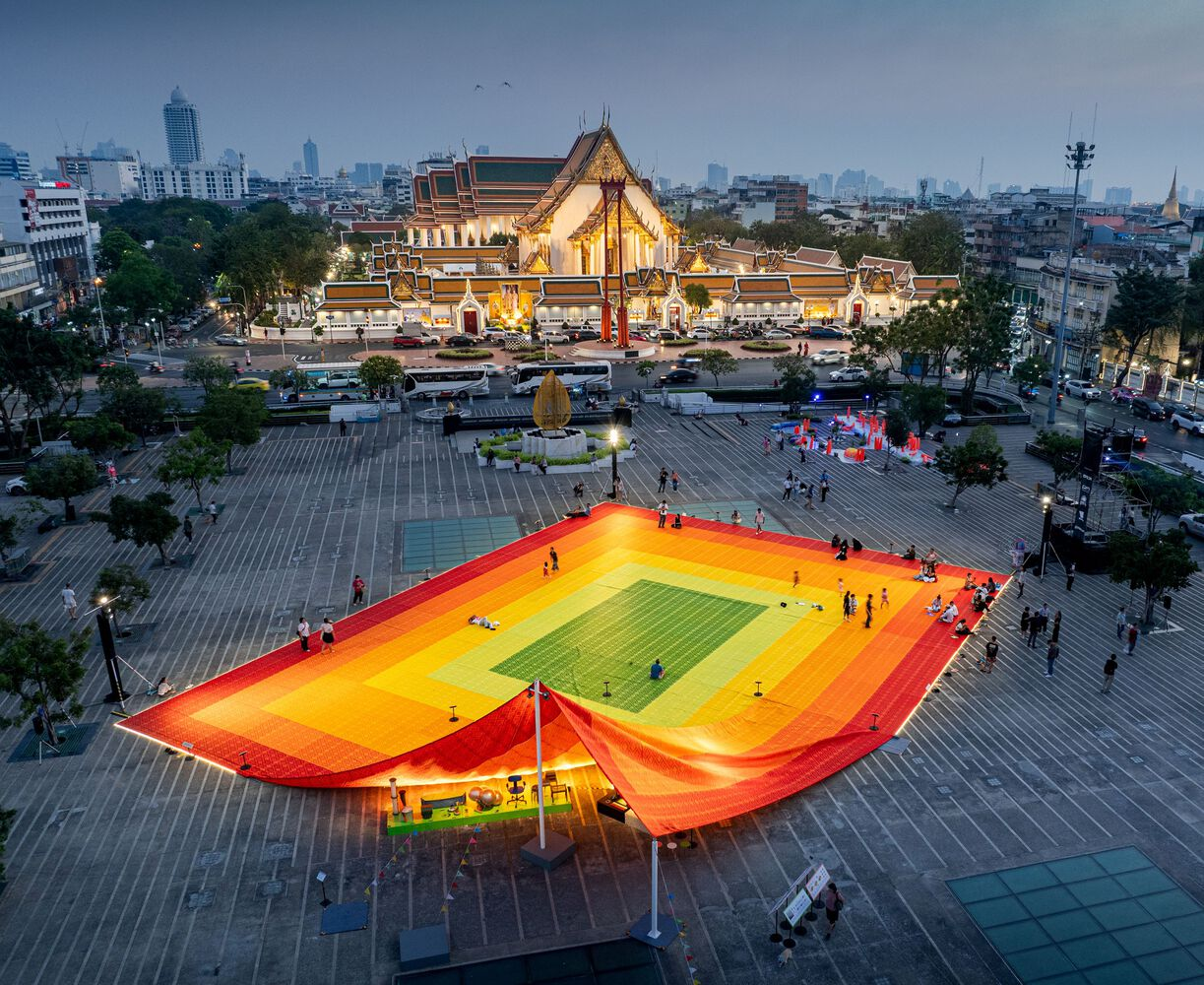 Sustainable Architecture Installations: MVRDV’s Mega Mat at Bangkok ...