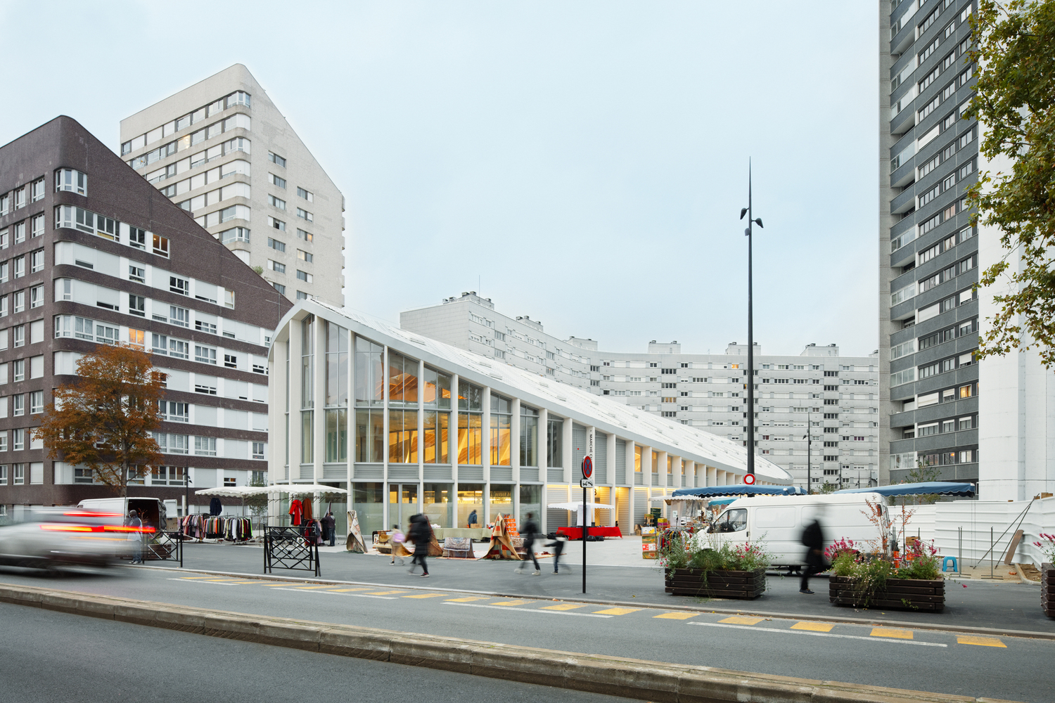 Modern Market Hall Design: Charras Centre by croixmariebourdon ...