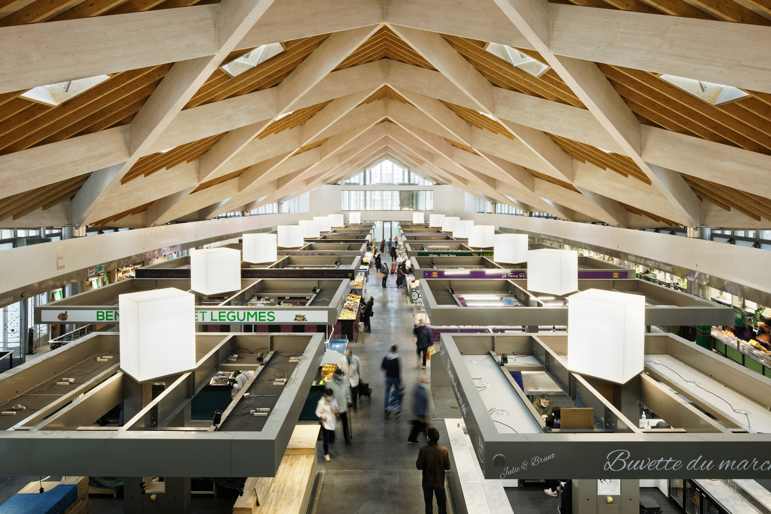 Modern Market Hall Design: Charras Centre by croixmariebourdon ...
