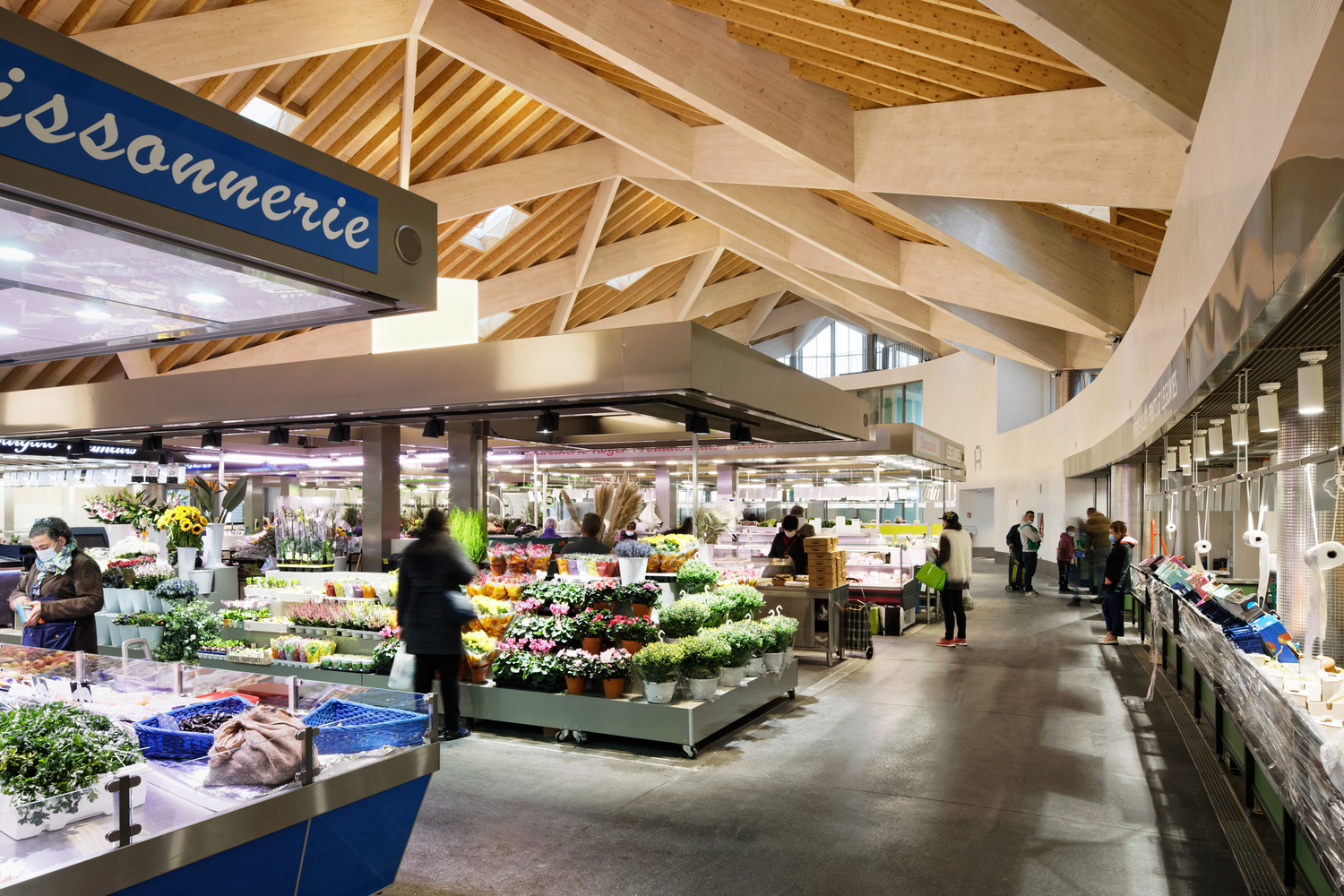 Modern Market Hall Design: Charras Centre by croixmariebourdon ...