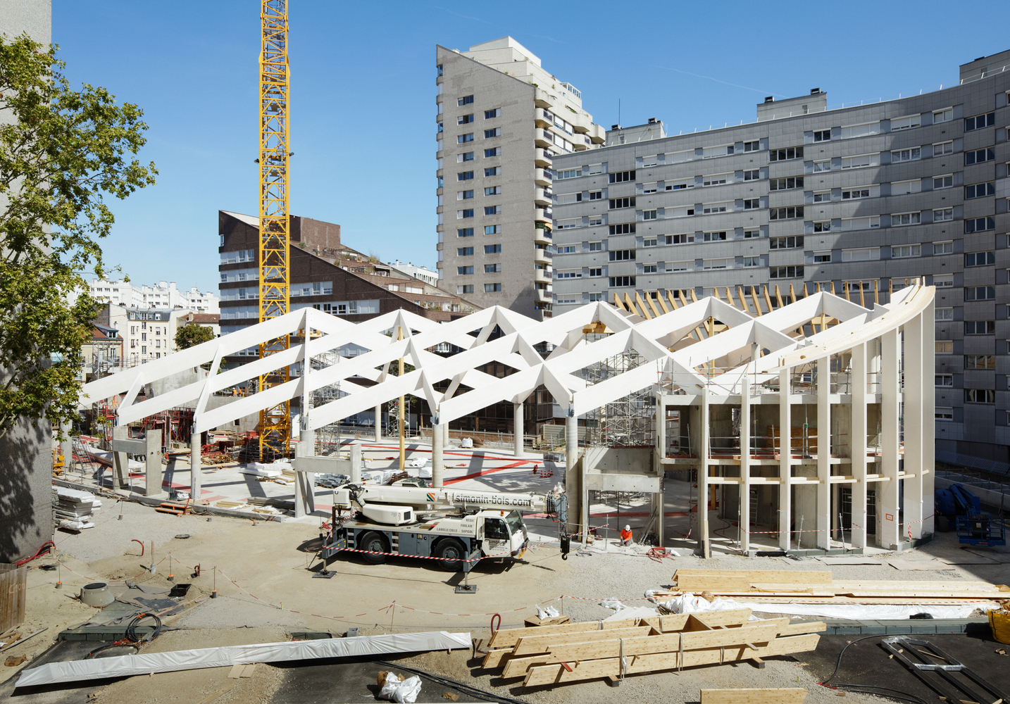Modern Market Hall Design: Charras Centre by croixmariebourdon ...