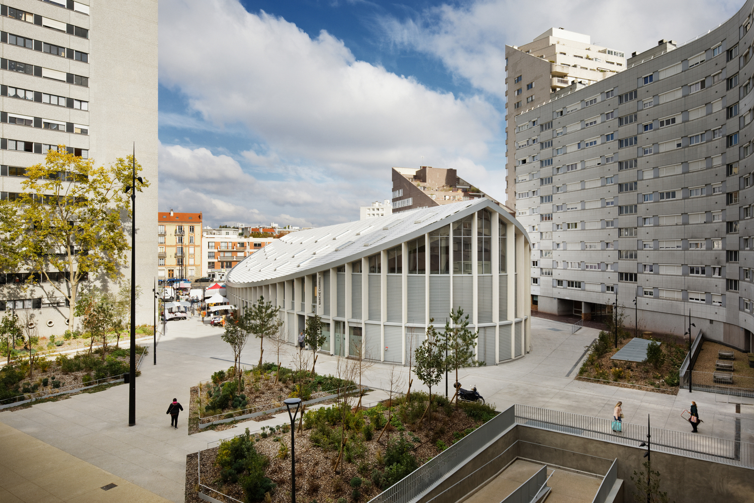 Modern Market Hall Design: Charras Centre by croixmariebourdon ...
