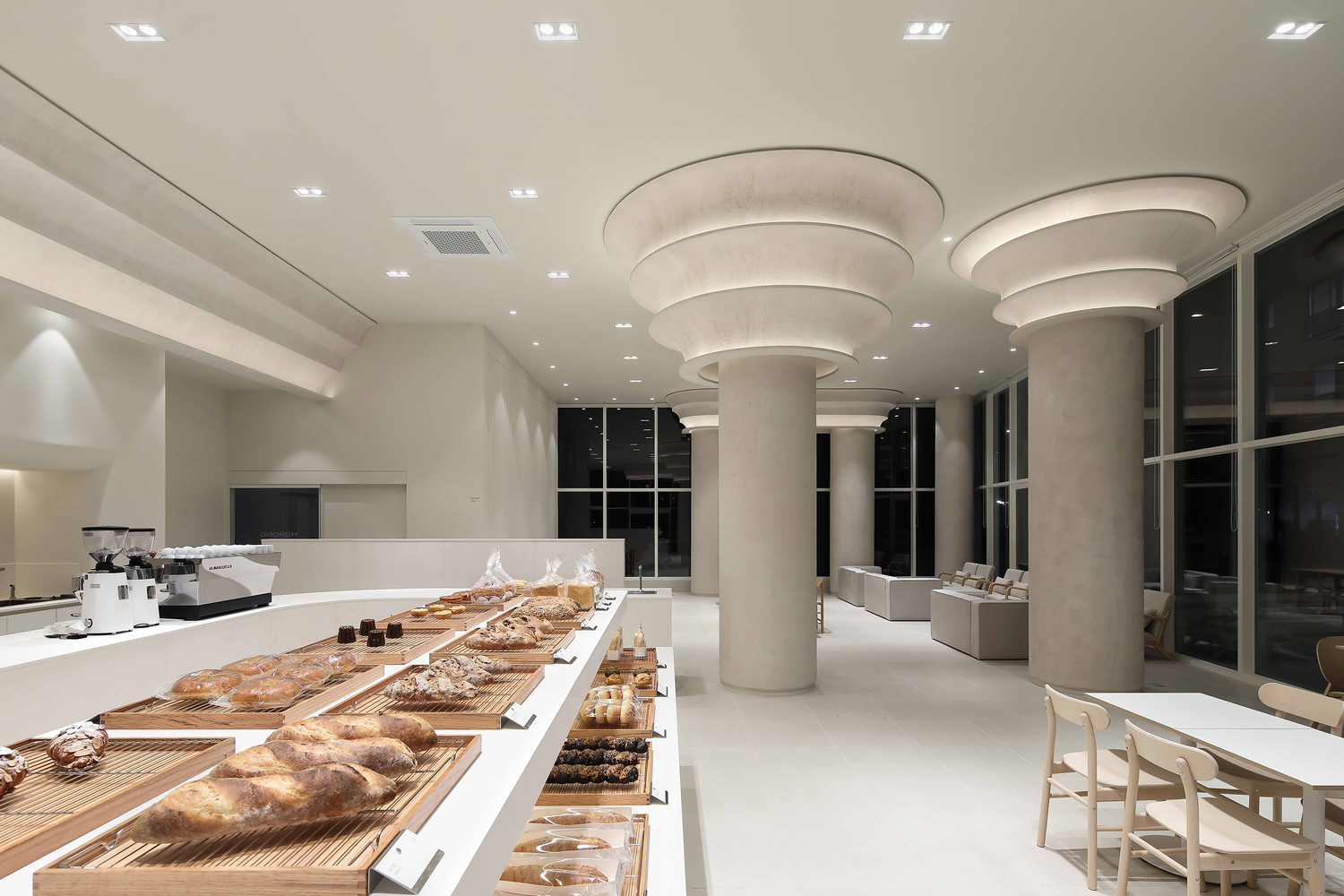 Minimalist Bakery Design: HORONG Bakery by Design Studio Maoom ...