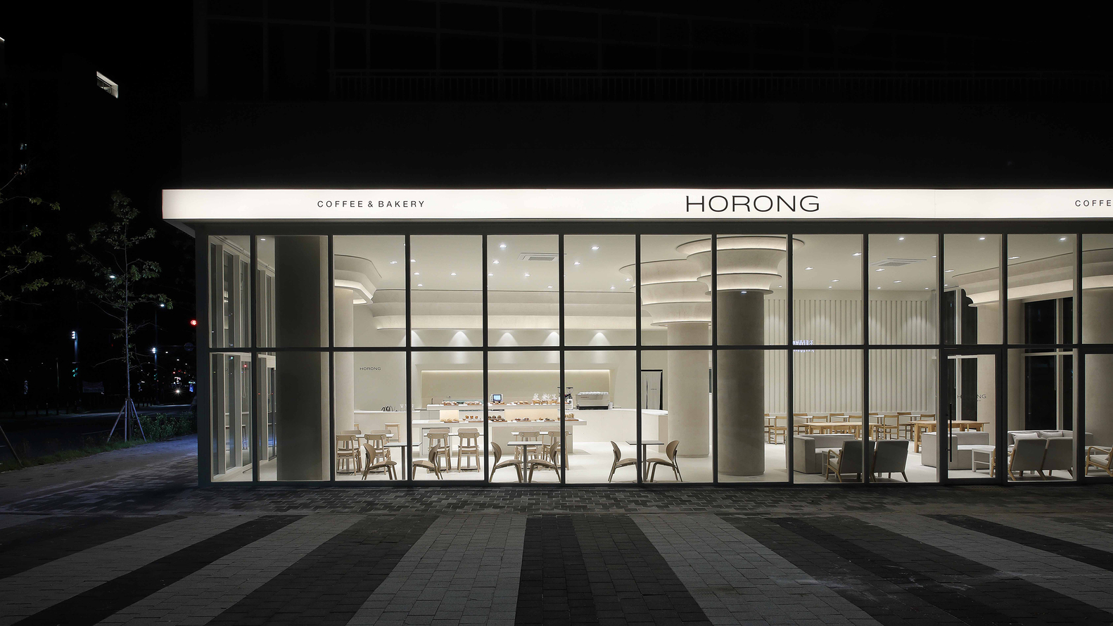 Minimalist Bakery Design: HORONG Bakery by Design Studio Maoom ...