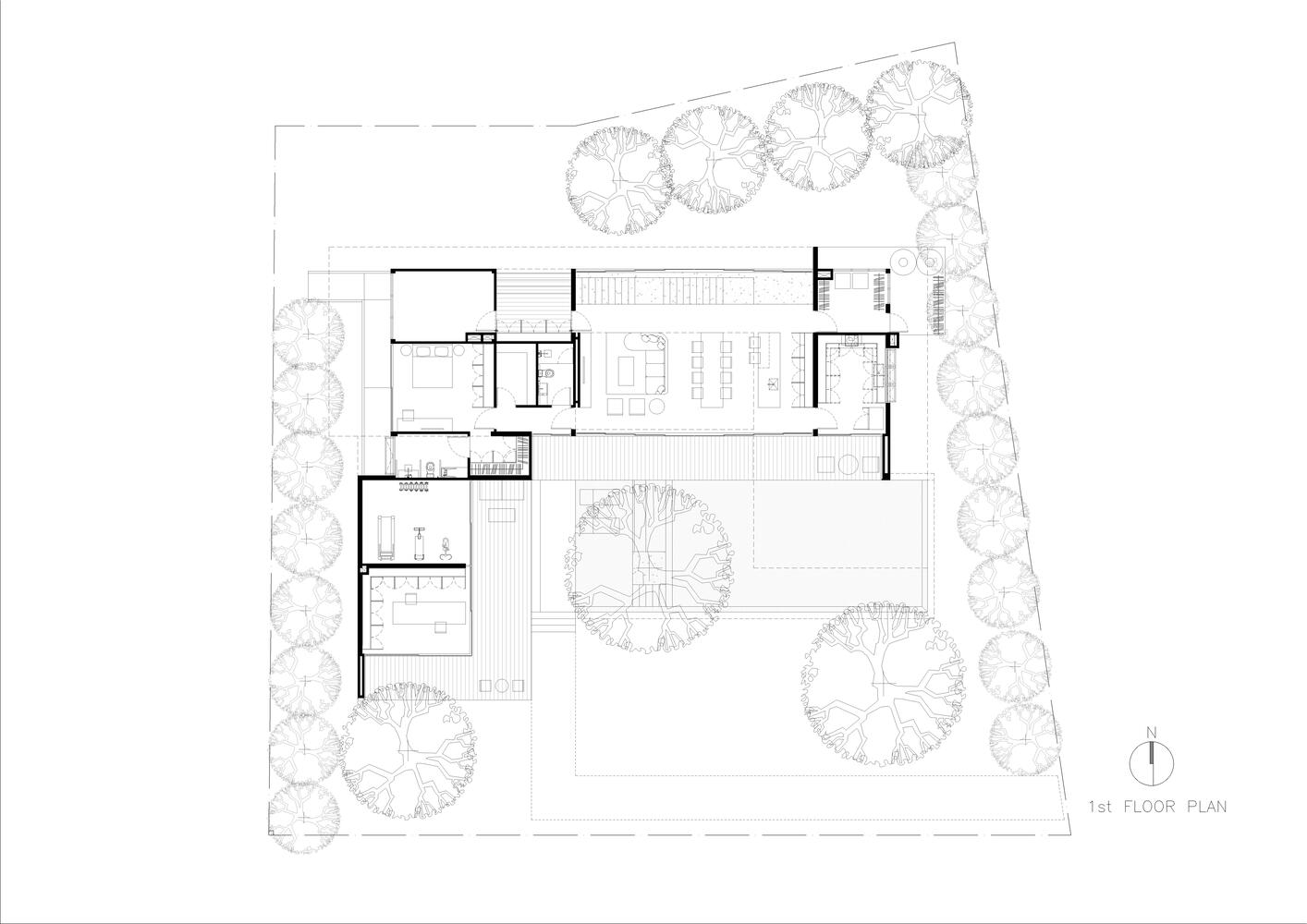 N26 Residence: A Modern L-Shaped House Design by WARchitect in Bangkok ...
