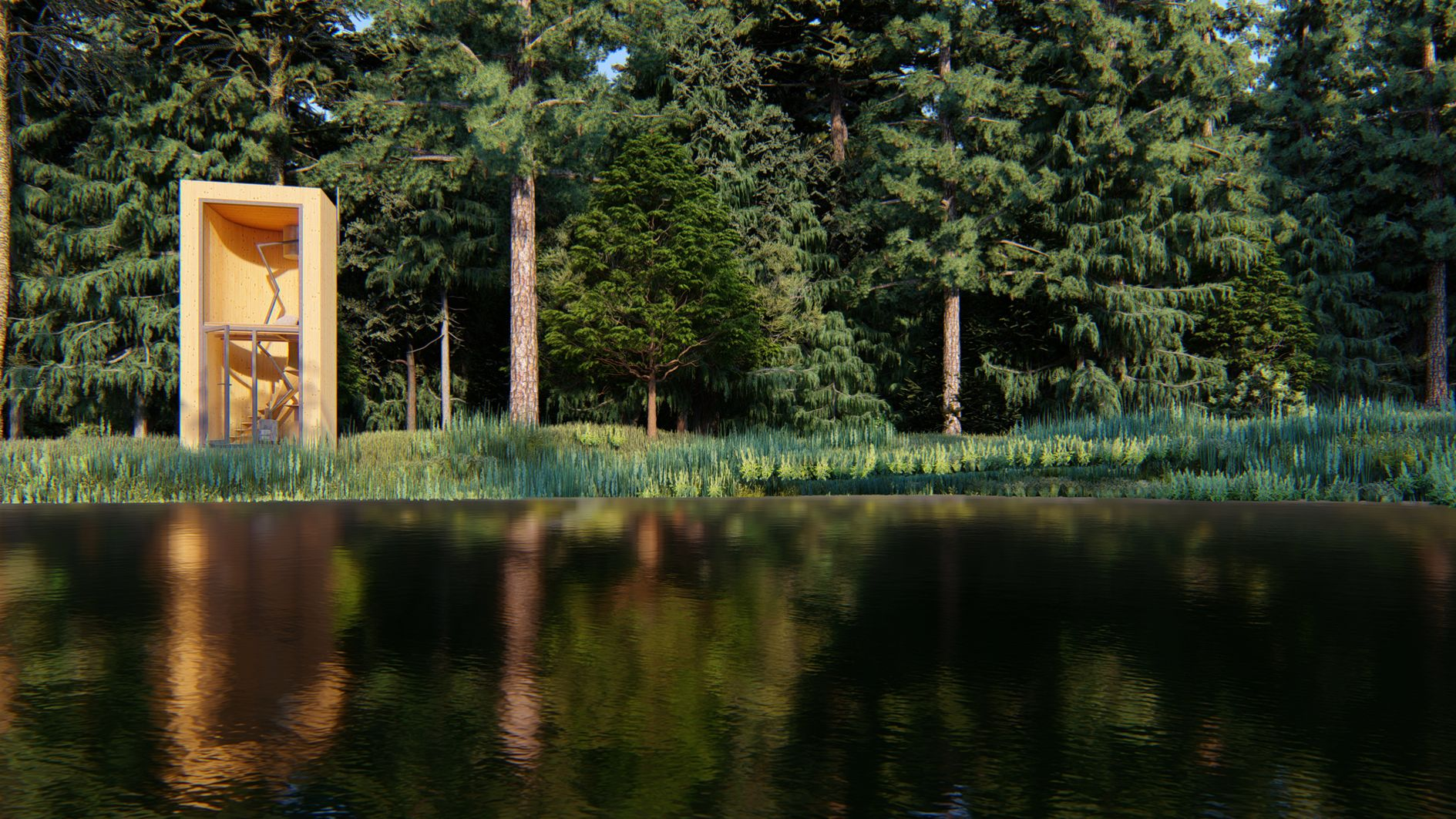 Silent Meditation Cabin: A Minimalist Architectural Approach to ...