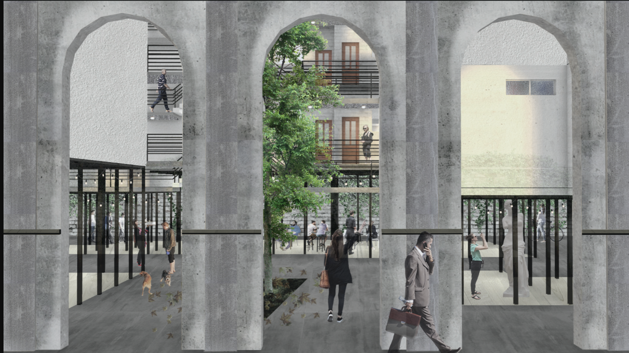 Adaptive Reuse Architecture: Ex-American Cinema Modular Housing ...