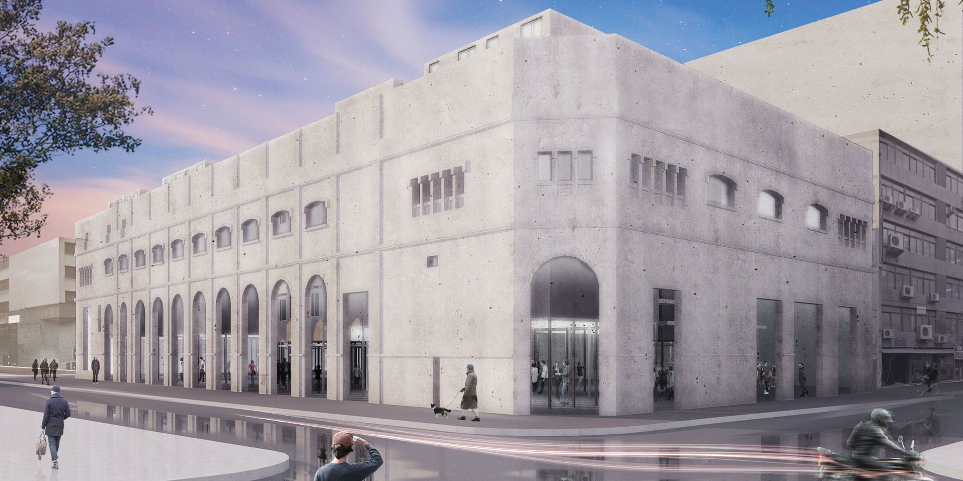 Adaptive Reuse Architecture: Ex-American Cinema Modular Housing ...