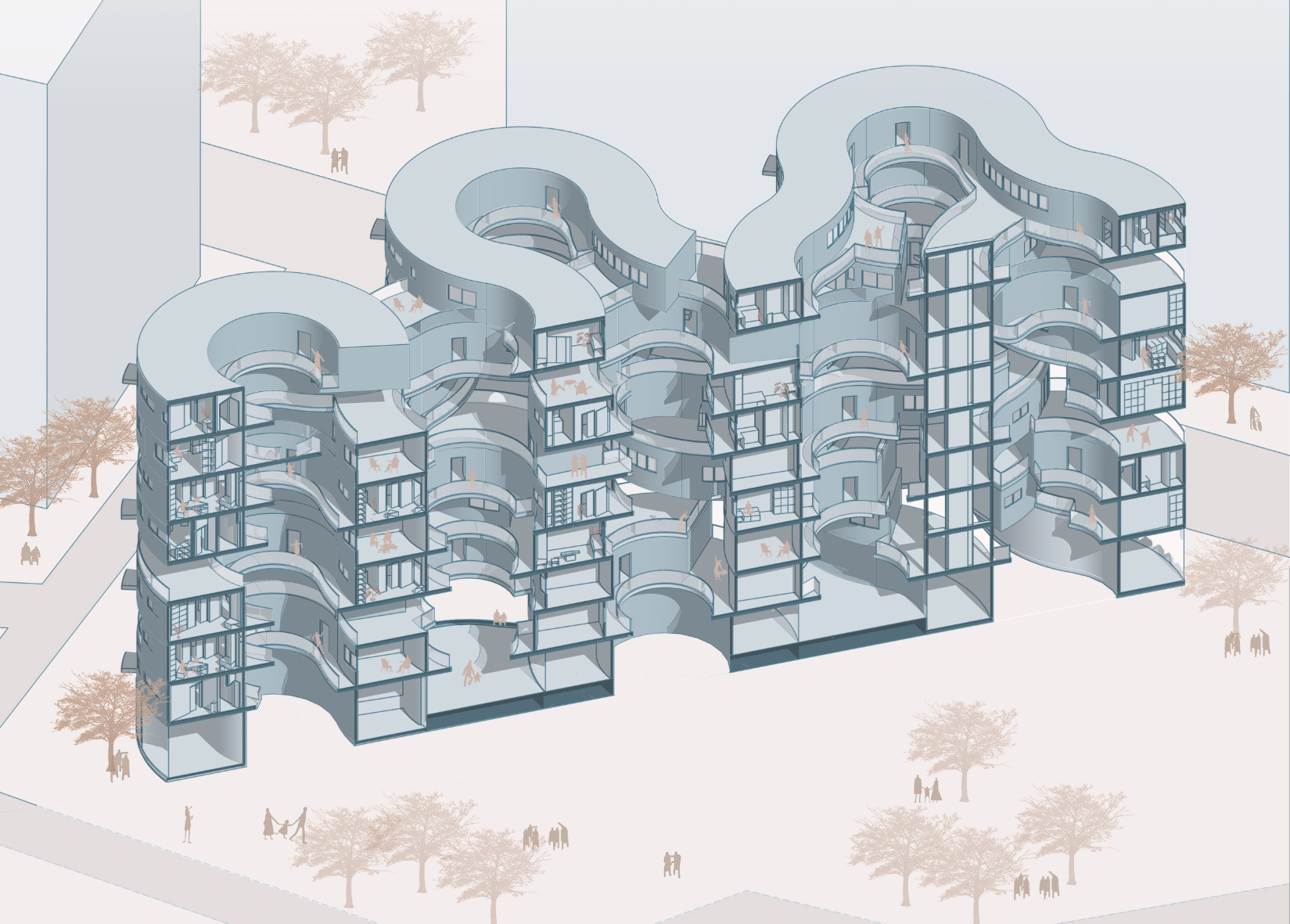 Ribbon House: A Vision of Sustainable Urban Architecture | Residential ...