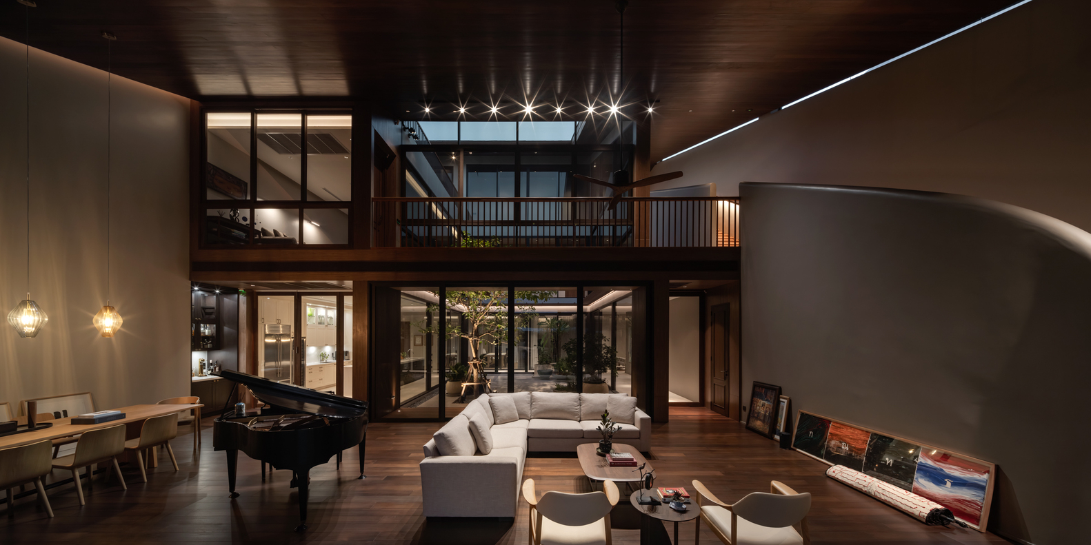 Modern Sloped Roof House: Roof House by IF (Integrated Field ...