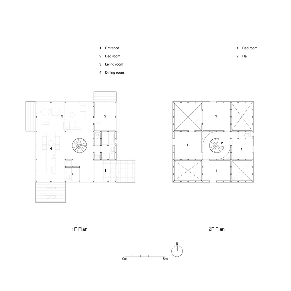 Multi-Roof Villa Design: Ninefold Roof by T2P Architects in Karuizawa ...