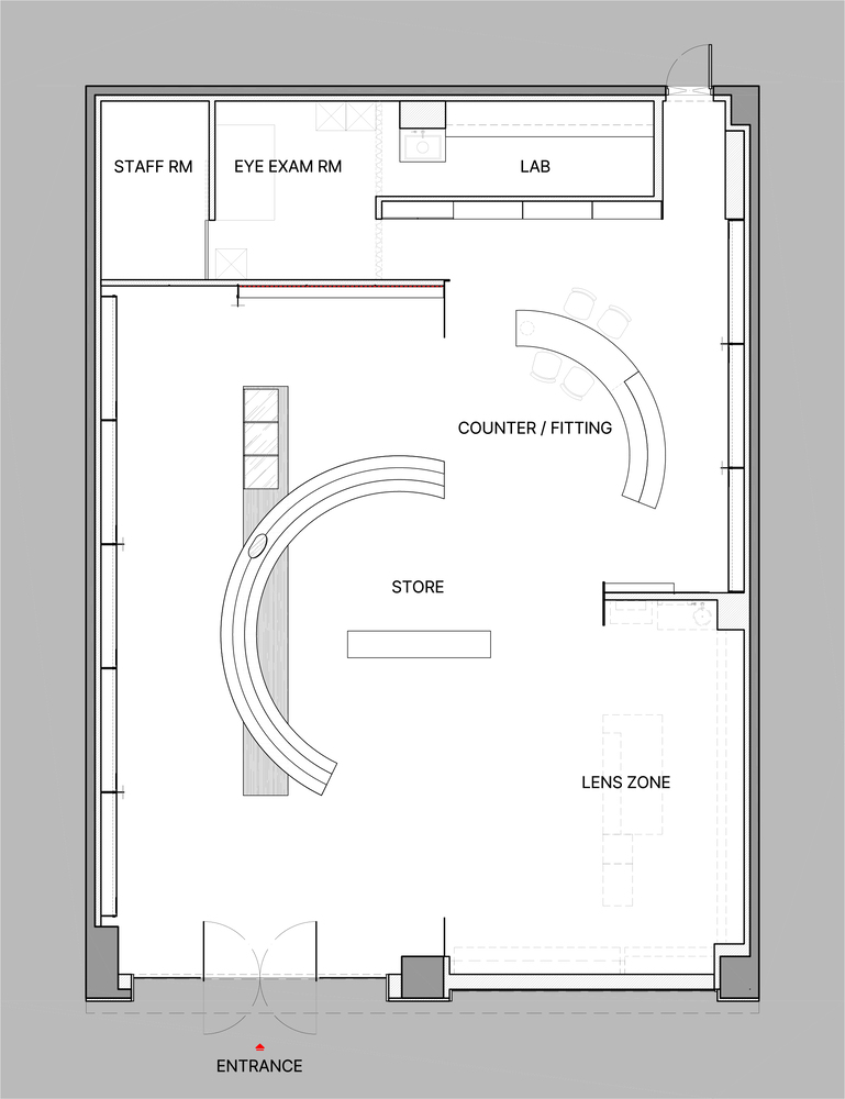 GLASS STAR Eyewear: A Minimalist Retail Store Design That Blends Art ...