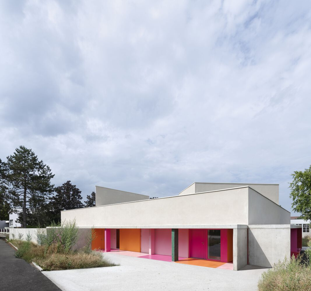 Modern Daycare Architecture in France: A Vibrant Crèche by Dominique ...