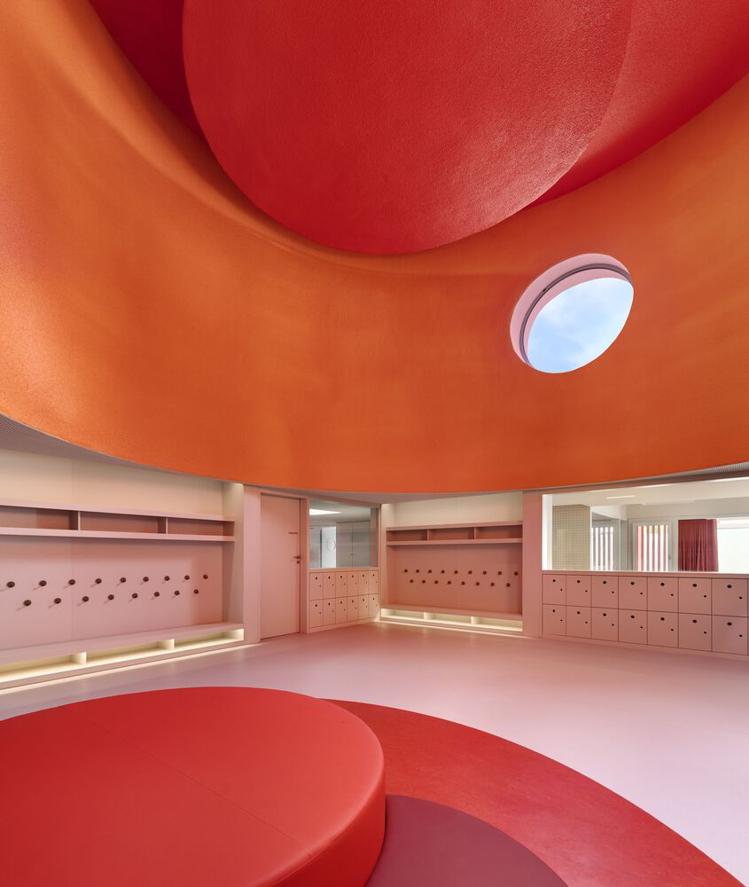Modern Daycare Architecture in France: A Vibrant Crèche by Dominique ...
