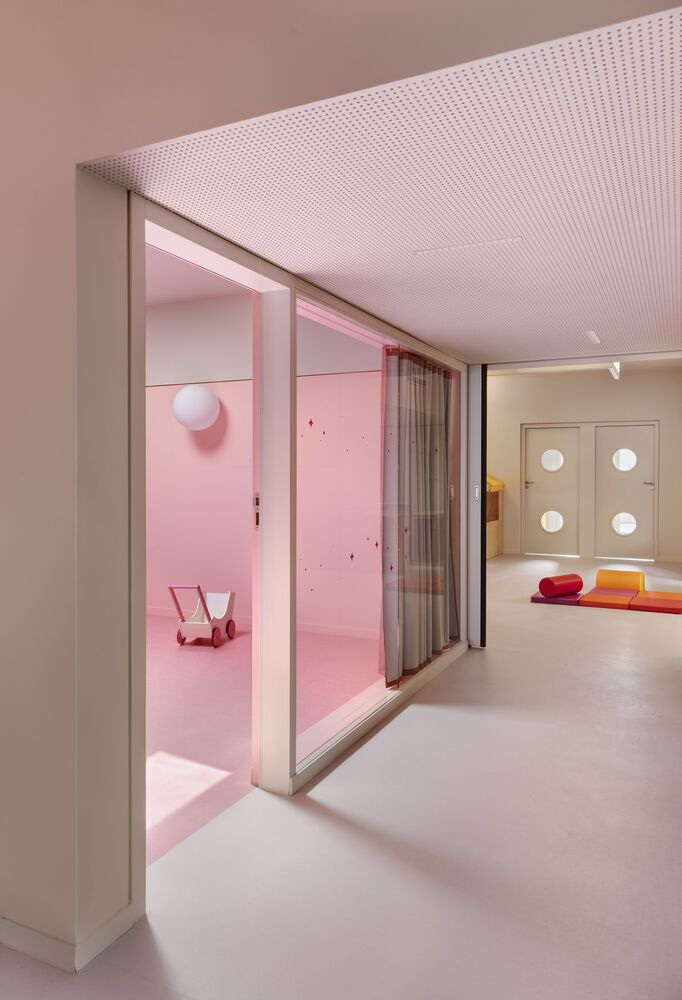 Modern Daycare Architecture in France: A Vibrant Crèche by Dominique ...