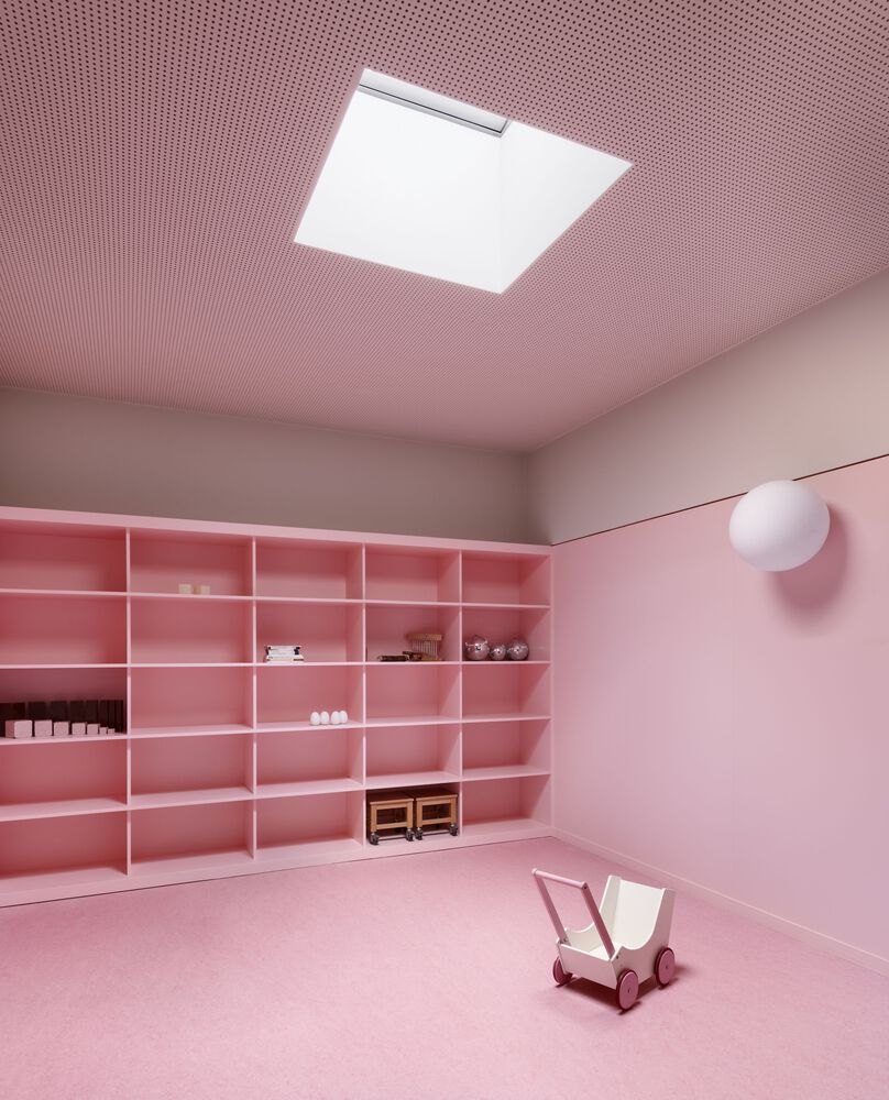 Modern Daycare Architecture in France: A Vibrant Crèche by Dominique ...