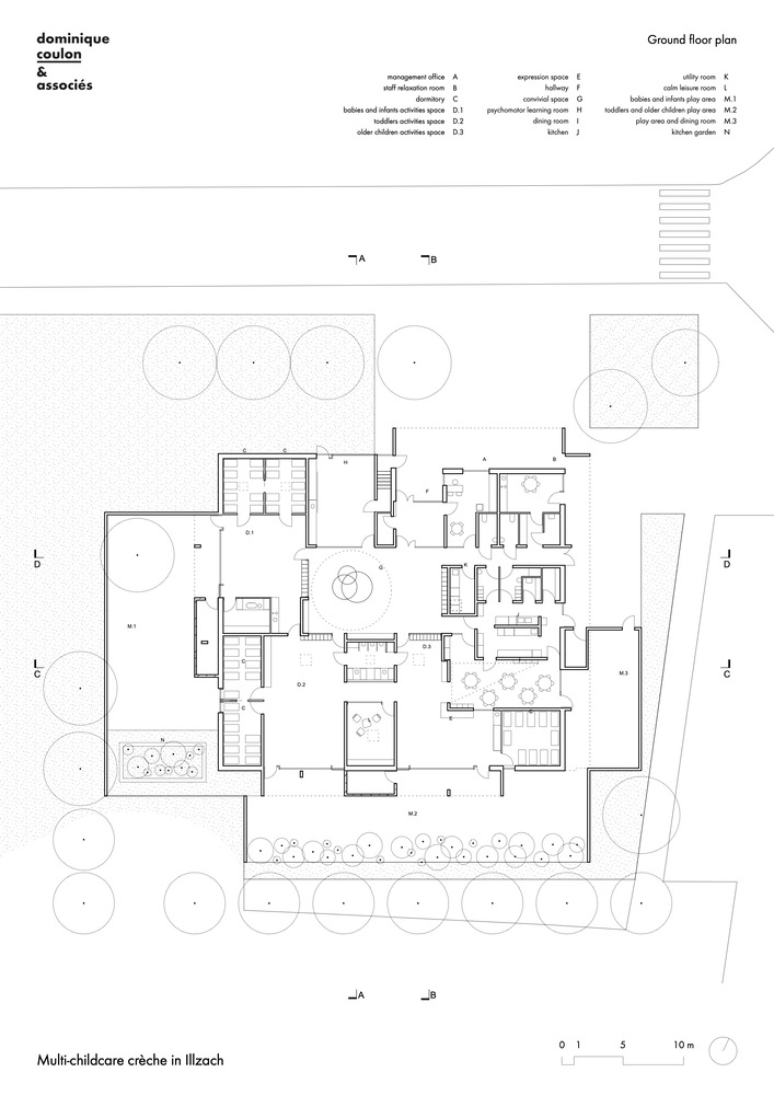 Modern Daycare Architecture in France: A Vibrant Crèche by Dominique ...