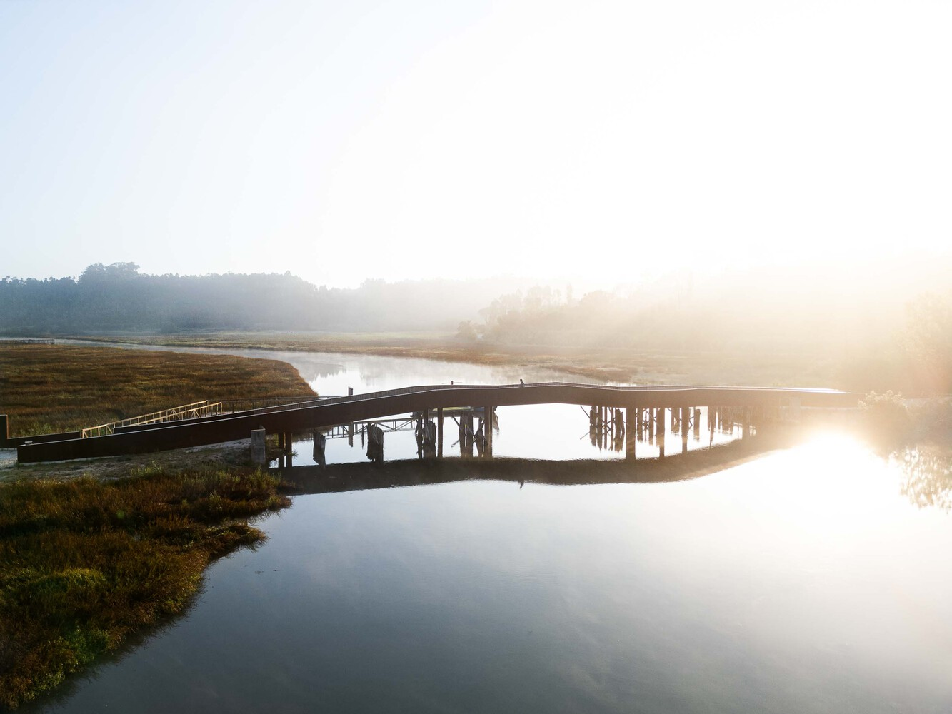 Pedestrian Bridge Design Over the Fareja Bridge by Rómulo Neto ...