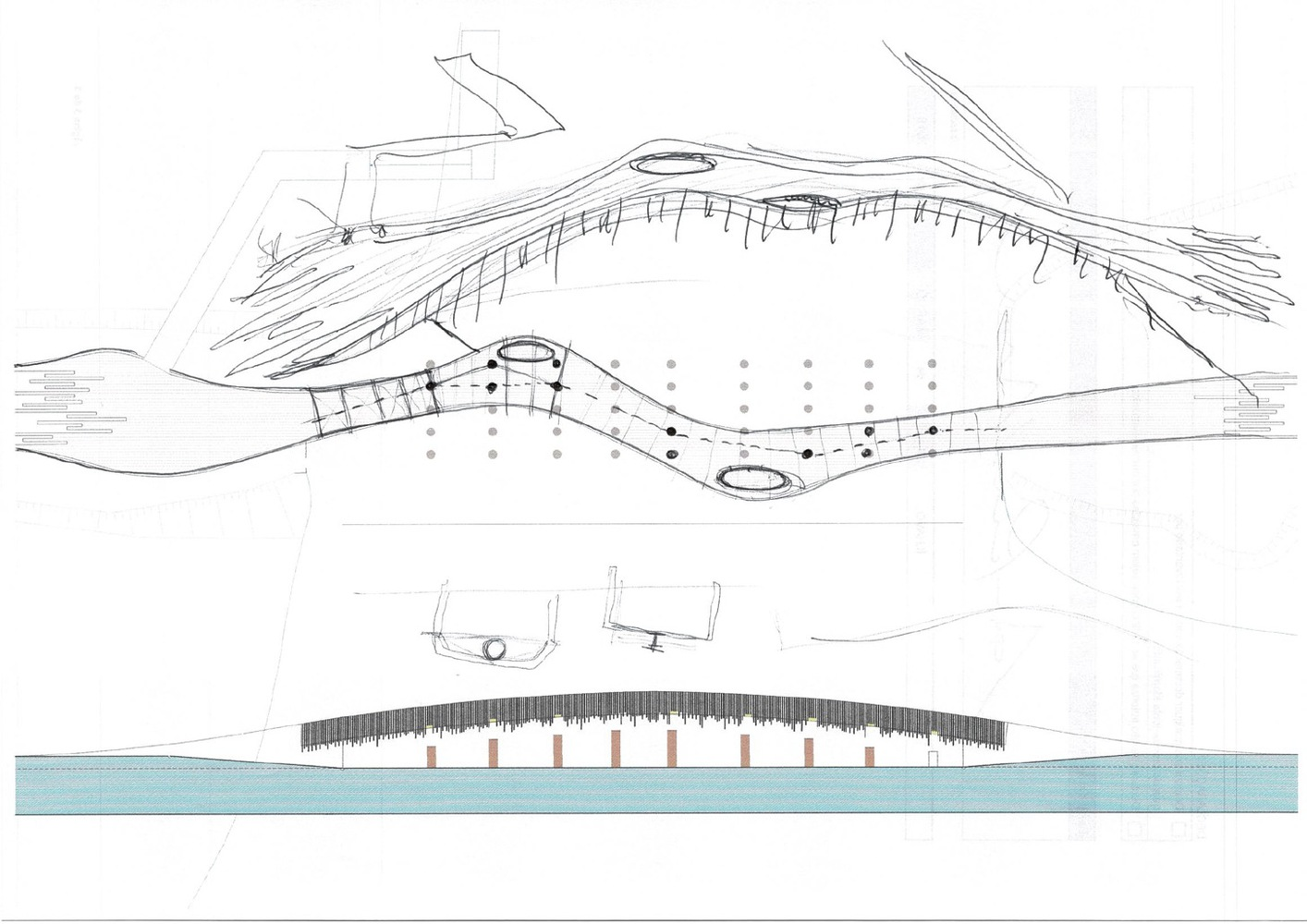 Pedestrian Bridge Design Over the Fareja Bridge by Rómulo Neto ...