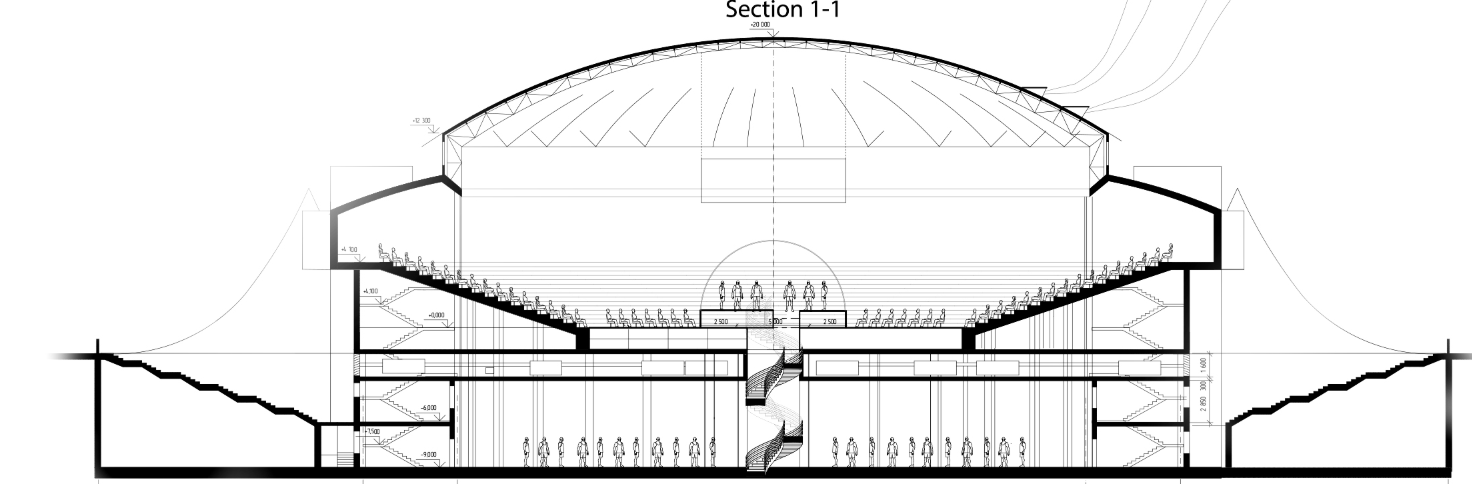 Cyber Arena: A Futuristic Landmark in Esports Architecture | AR/VR Story