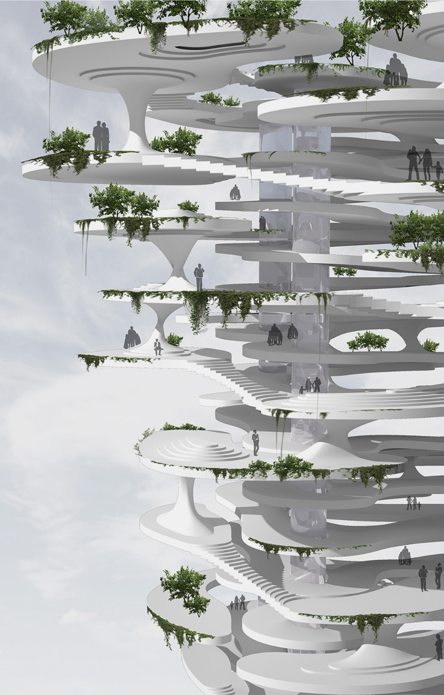 Tree of Life: A Vertical Ecological Cemetery for Sustainable Urban ...